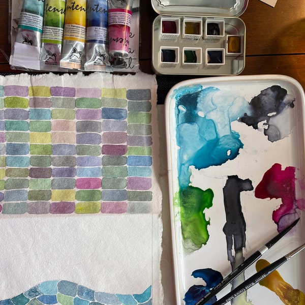 Intense Watercolor Paint in Tube by Renesans: Professional Artist Grade ...