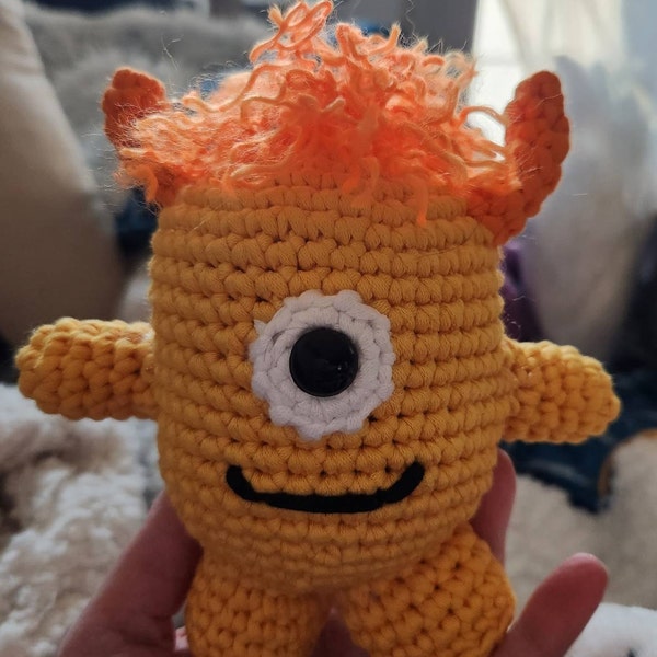 Little Monster Crochet Pattern, Amigurumi Monster, Amigurumi Pattern ...