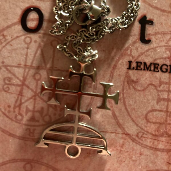 Lucifer/lilith Double Sigil Pendant With Symbolism - Etsy