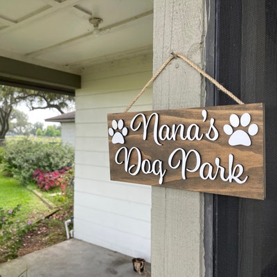 Dog Name Sign, 3D Dog Name Sign, Custom Dog Name Sign, Personalized Dog ...