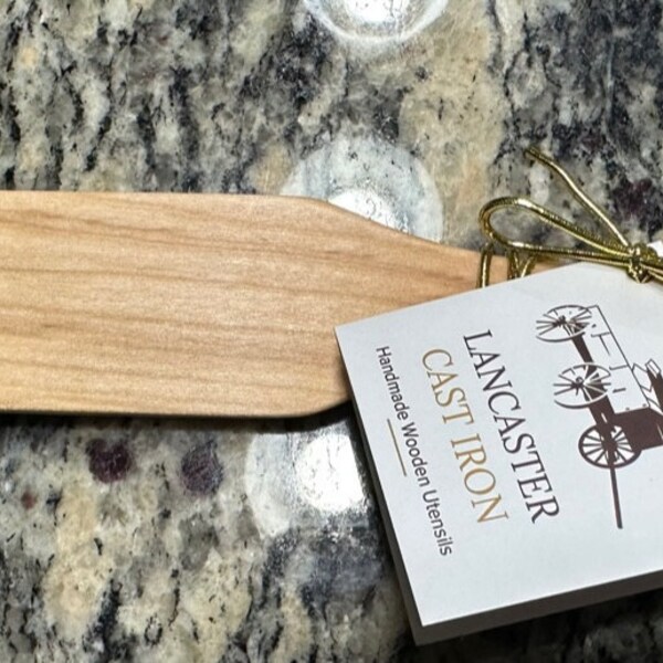 10" Mini Wooden Spurtle - Small Handmade Utensil Made in the USA With ...