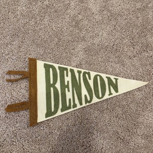 Mini Pennant 7x12 Block Letters Custom Name Felt Banner Nursery Decor ...