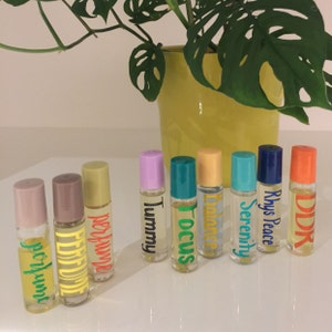 Custom Roller Bottle Labels 10 Ml Roller Bottle Stickers | Etsy