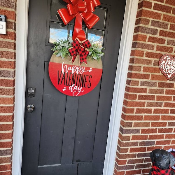 Valentines Front Door Decor Valentine's Sign Valentines Decor Valentine ...