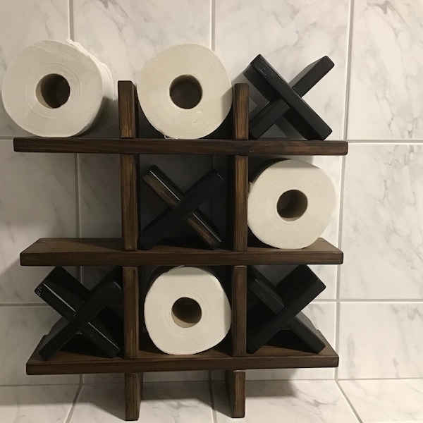 Restroom Rack for Loo Roll, Wall Mount Toilet Paper Roll Holder ...