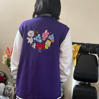 BTS/BT21, Varsity Style Jacket. - Etsy