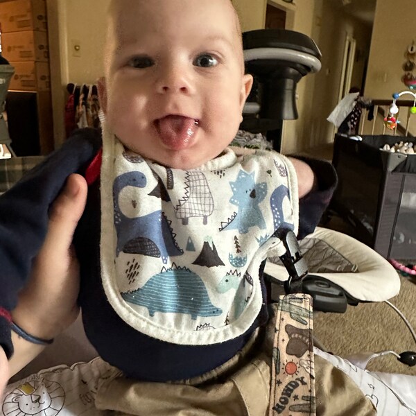 Western Fabric Pacifier Clip: Handmade 10" Baby Soother - Etsy