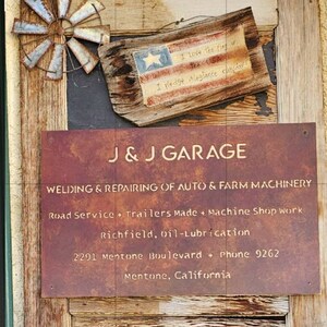 Custom Metal Business Sign Metal Signs Personalized Patina Metal Sign ...