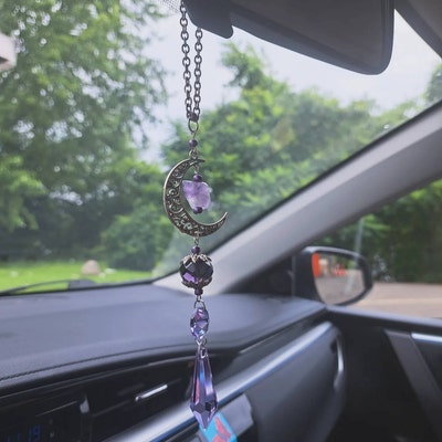 Sea Glass and Seashell Suncatcher for Car - Etsy