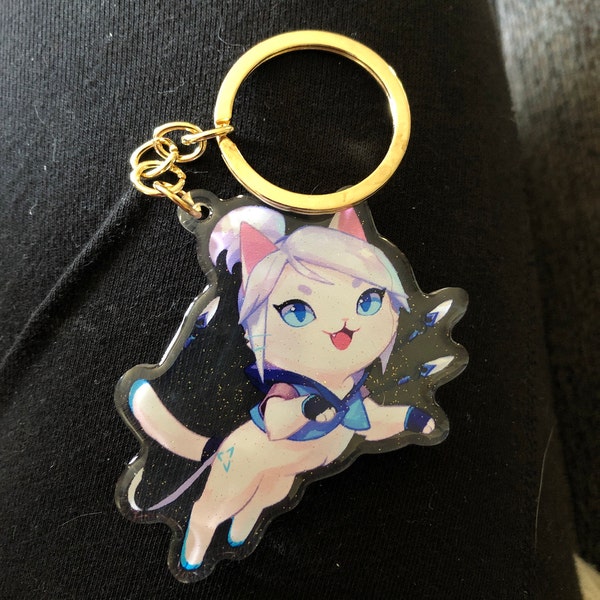 Valorant Jett Cat Keychain - Etsy