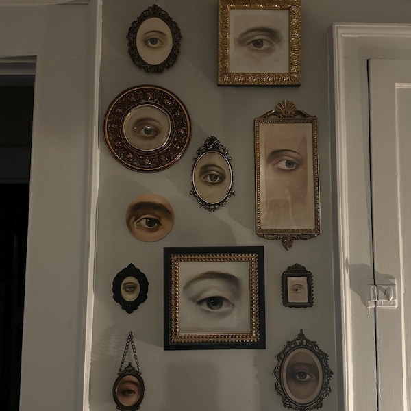 Custom Eye Painting From Photo, Framed Eye Drawing Custom Drawing From ...