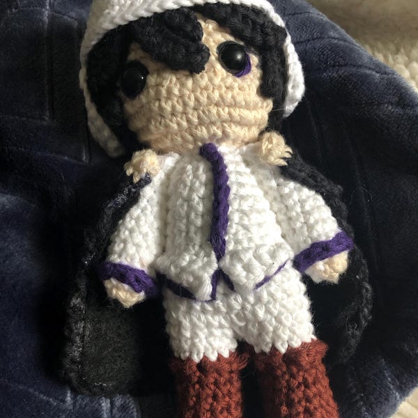 PATTERN - Crochet Dazai Keychain Amigurumi - Etsy