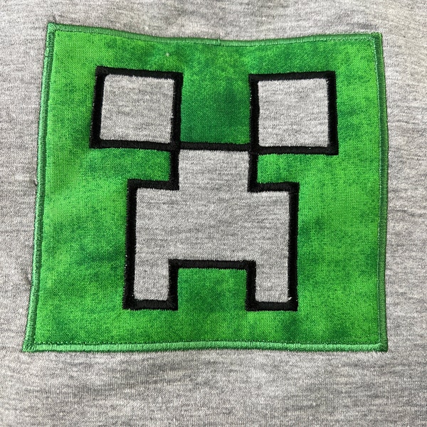 Creeper Mine Applique Craft Embroidery Design Instant Download - Etsy
