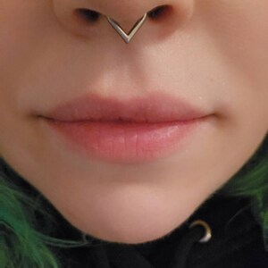 Large Spike Bridge Piercing, 14g Internally Threaded Straight Barbell ...