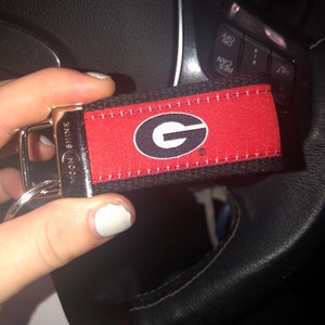 University of Georgia Bulldogs Web Key Chains - Etsy