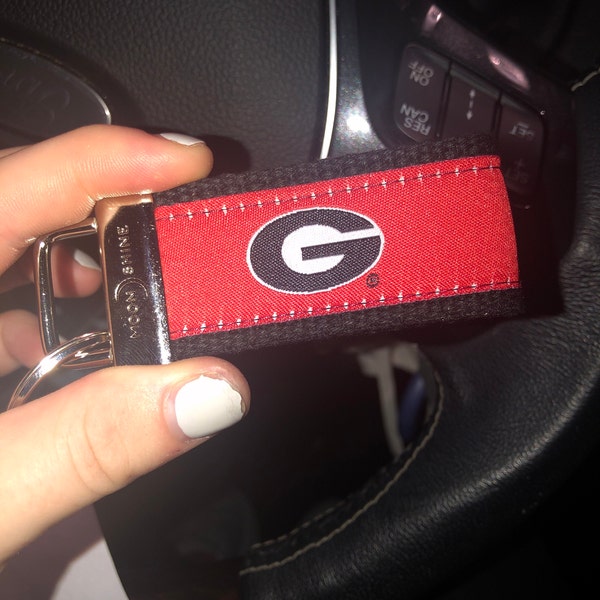 University of Georgia Bulldogs Web Key Chains - Etsy