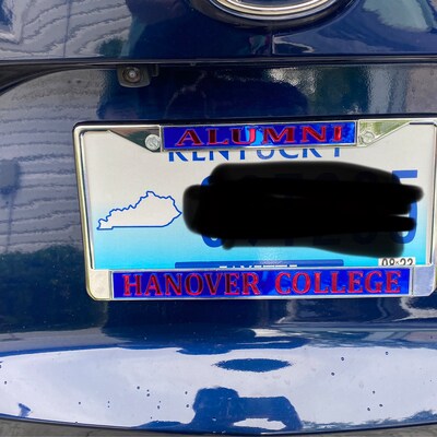 Custom Mirrored Laser Cut License Plate Frame - Etsy