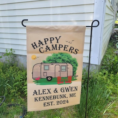 Personalized Class A Motorhome Camping Sign, Husband and Wife Camping ...