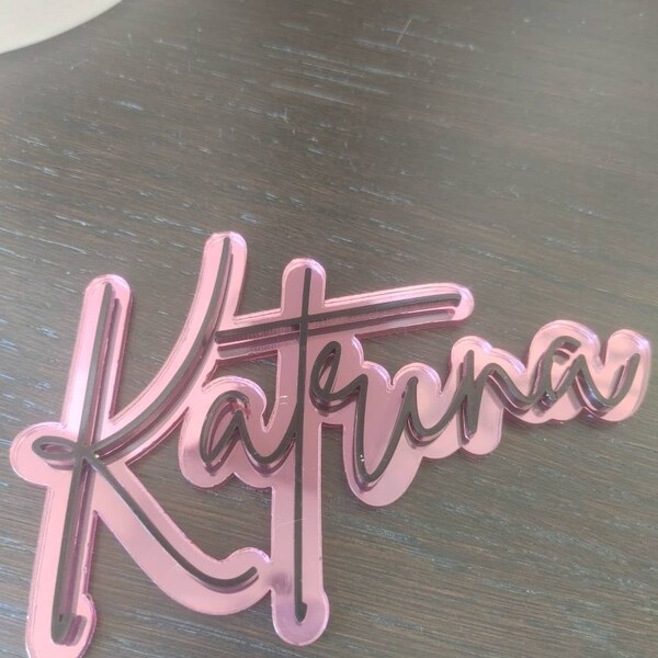 Acrylic Name Place Cards, Name Plaques, Acrylic Names for Plates, Name ...