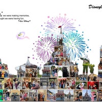 Shooting Star Castle Photo Collage Wall Art Home Decor Digital ...