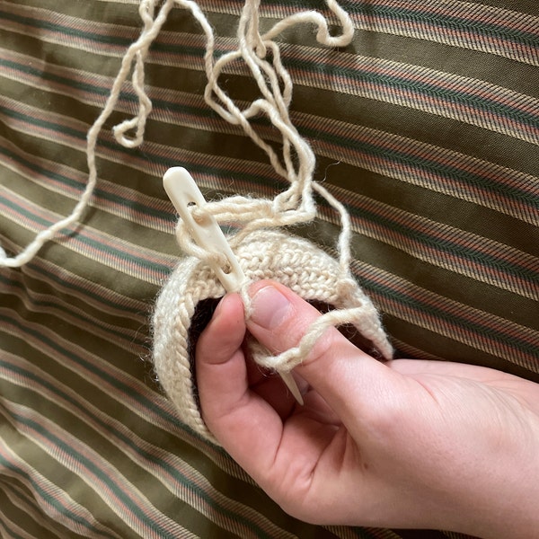 Large Two-eyed Bone Nalbinding Needle - Etsy