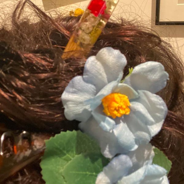 Personalized Honey Dipper With Flowers, Honey Favors, Resin Wooden ...