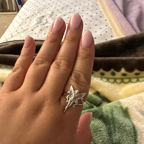 Beautiful Gold Ring With Faerie Fairy Design - Etsy