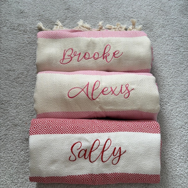 Personalized Beach Towel, Custom Name Beach Towels for Kids and Adults ...