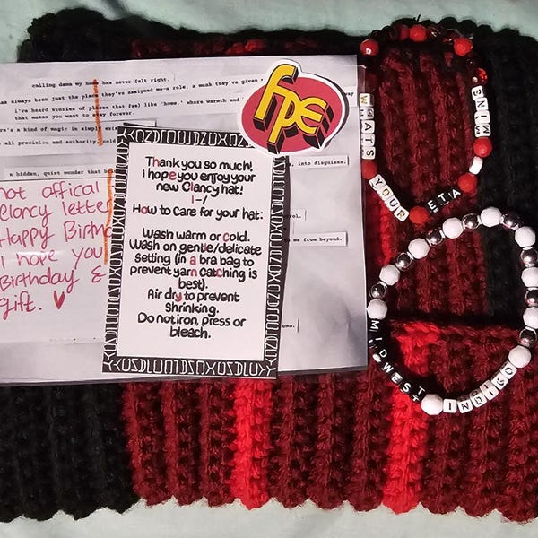 Ned Inspired Twenty One Pilots Hat - Handmade Crochet - Cat Ears ...
