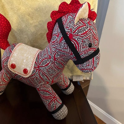Stuffed Animal Pony PDF Sewing Pattern & Tutorial Stuffed Horse Pattern ...