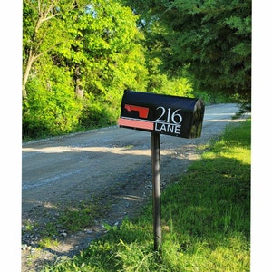 Custom Weatherproof Mailbox Sticker Outdoor Address Decal, Easy to ...