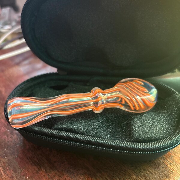 One Hitter Pipe Glass Chillum Pipes Mystery Fumed Chillum by Moonlight ...