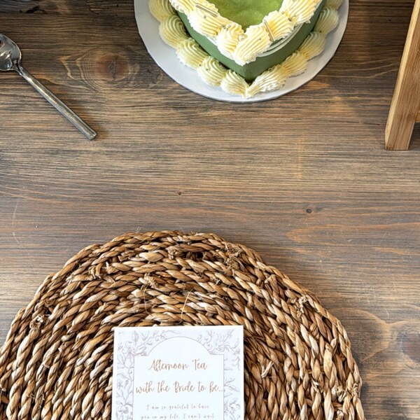 Physical Personalised Afternoon Tea, Garden Party, High Tea Wild ...