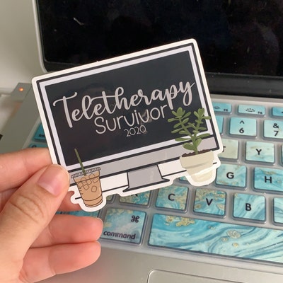 Speech Therapist Sticker, Teletherapy Sticker , Speech Therapist Merch ...