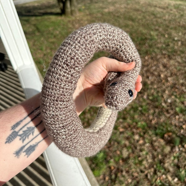 Ball Python Amigurumi Crochet Pattern, Betty the Realistic Plush Snake ...