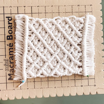 Macrame Coaster PDF Pattern Digital Download DIY Macrame Pattern ...