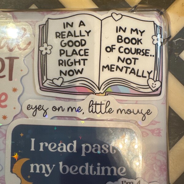 Handmade Vinyl Sticker UV and Water Resistant horror Fanatics Book Club ...