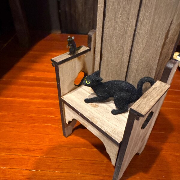 Miniature Cat, Playful Feisty Artisan Pet in 1:12 Twelfth Scale for ...