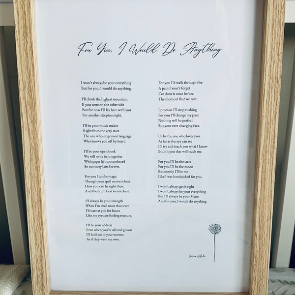 Tiny Days Poem - Etsy