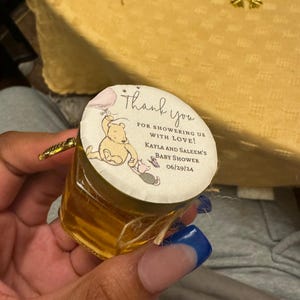 Hunny is on the Way, Stickers, Baby Shower, Birthday, Honey Favors ...