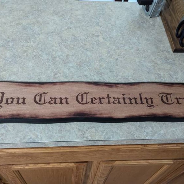 Personalized Rustic Dnd Wood Sign - Dungeons and Dragons - Roll for ...