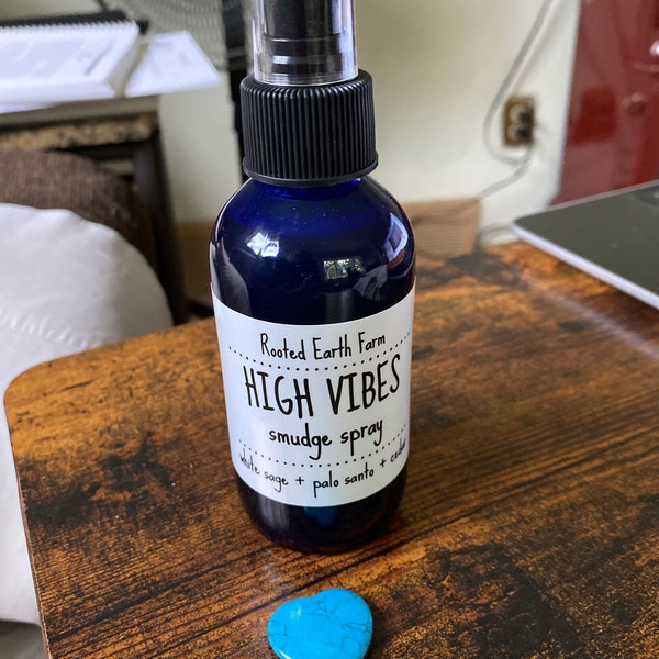 Palo Santo, Smudge Spray, High Vibes Smudge Spray, Liquid Smudge, Air ...