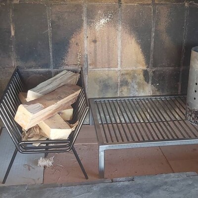 Premium Fireplace BBQ Pit Tools Set Fire Poker Tong Brush - Etsy