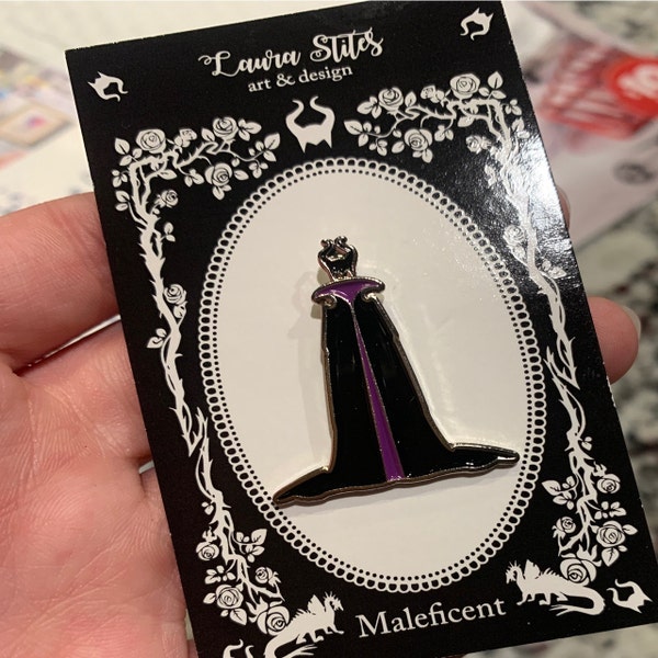 Disney's Maleficent Fantasy Pin Minimalist Sleeping Beauty Maleficent ...
