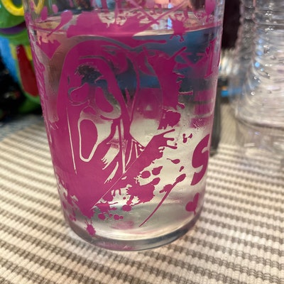 Lost Boys David Color Changing Red Permanent Vinyl on Libbey Beer Can ...