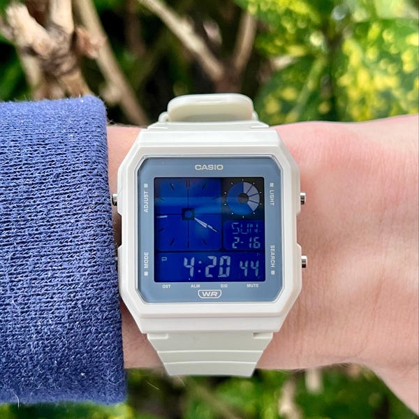 Casio A100 Strawberry Modified Custom Casio A100 With Red Numbers ...
