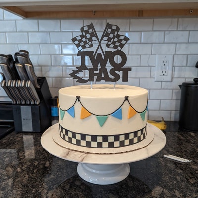 Two Cake Topper, Im Two Cake Topper, Two Fast Cake Topper, Too Fast ...