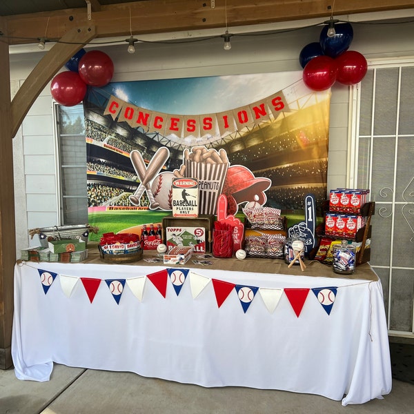 Football Field and Football Panel Party Backdrop, Party Props, Football ...