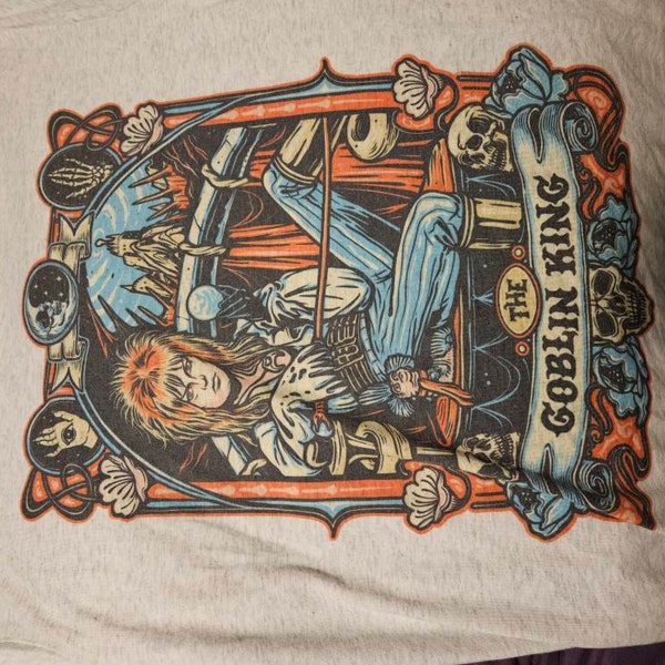 Labyrinth Jareth Shirt Art Nouveau Labyrinth Bowie Movie Tee - Etsy
