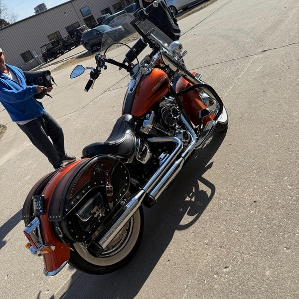 Black Motorcycle Left Side Swingarm Bag With Bottle Holder Waterproof ...